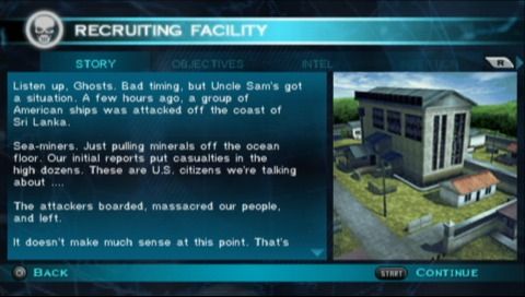 Screenshot of Tom Clancy's Ghost Recon: Predator (PSP, 2010) - MobyGames