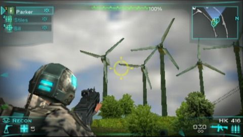 Screenshot of Tom Clancy's Ghost Recon: Predator (PSP, 2010) - MobyGames