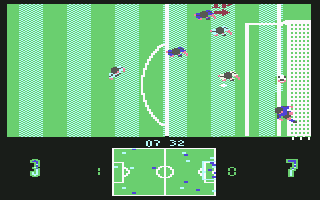 Screenshot of European Football Champ (Commodore 64, 1992) - MobyGames