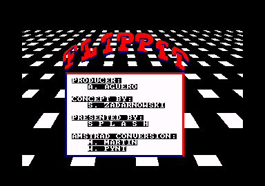Screenshot of Flippit (Amstrad CPC, 1988) - MobyGames