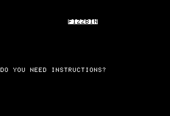 Fizzbin (1980) - MobyGames