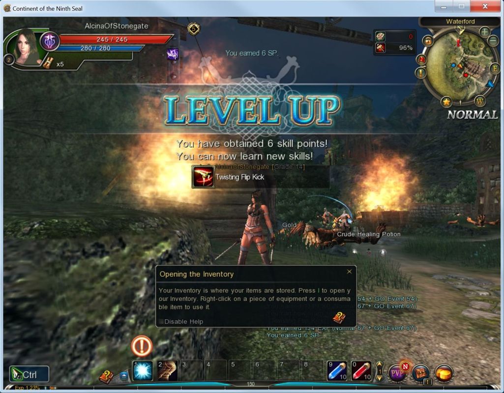 Screenshot of Continent of the Ninth Seal (Windows, 2012) - MobyGames