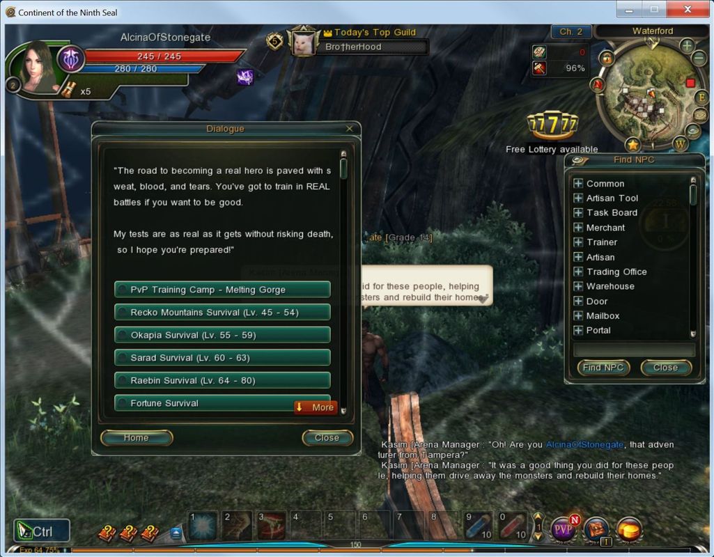 Screenshot of Continent of the Ninth Seal (Windows, 2012) - MobyGames