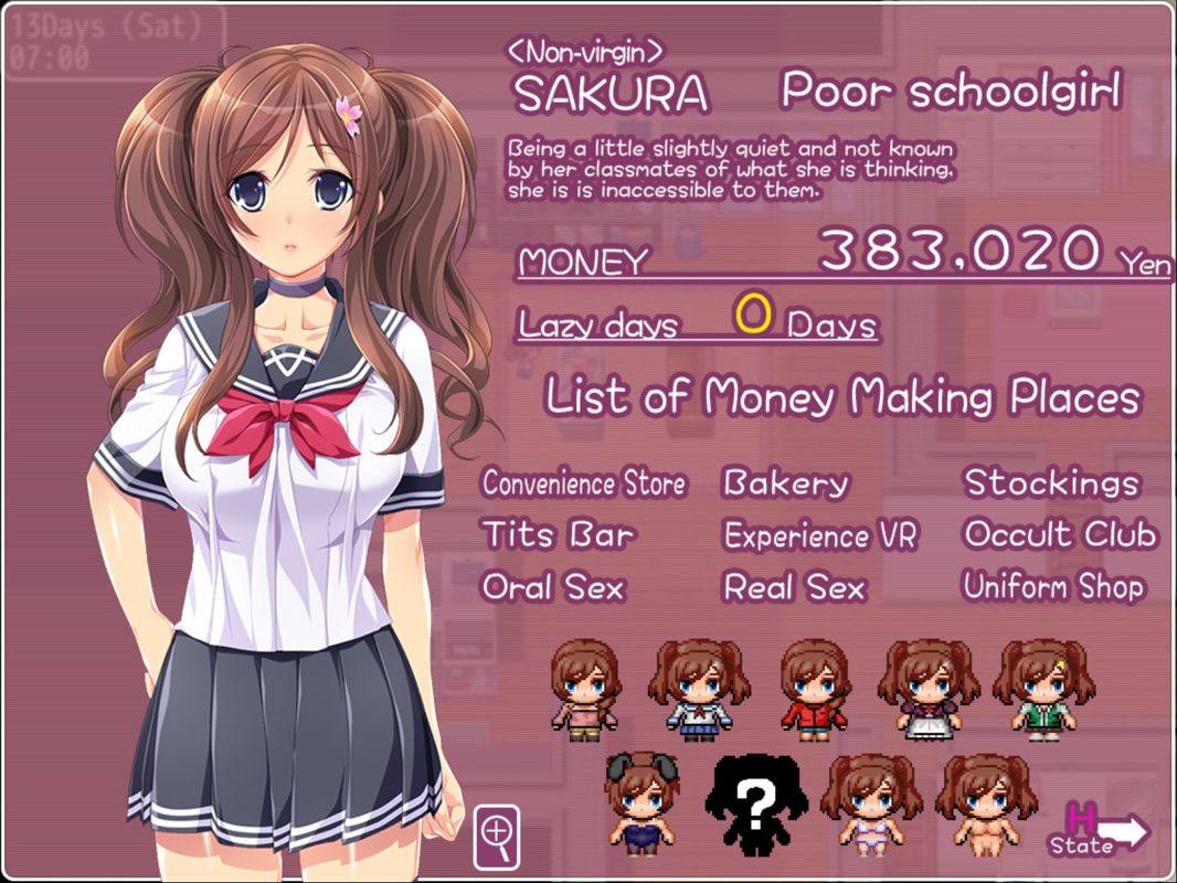 Screenshot of Material Girl (Windows, 2017) - MobyGames