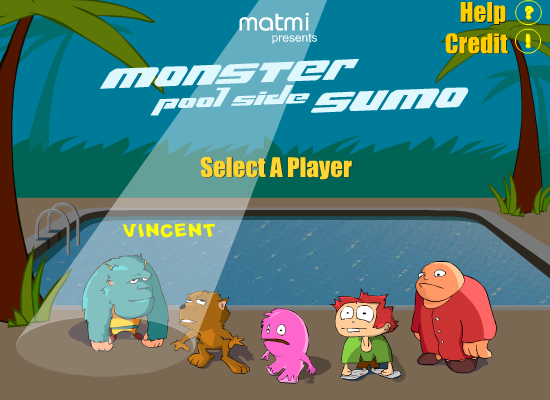 Monster Poolside Sumo screenshots - MobyGames