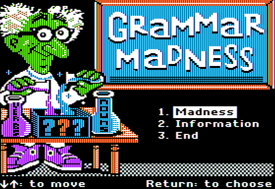 Grammar Madness (1992) - MobyGames