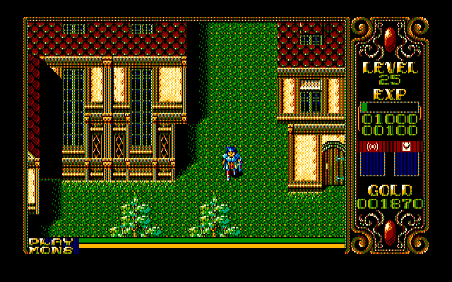 Screenshot of Xak II: Rising of the Redmoon (PC-88, 1990) - MobyGames