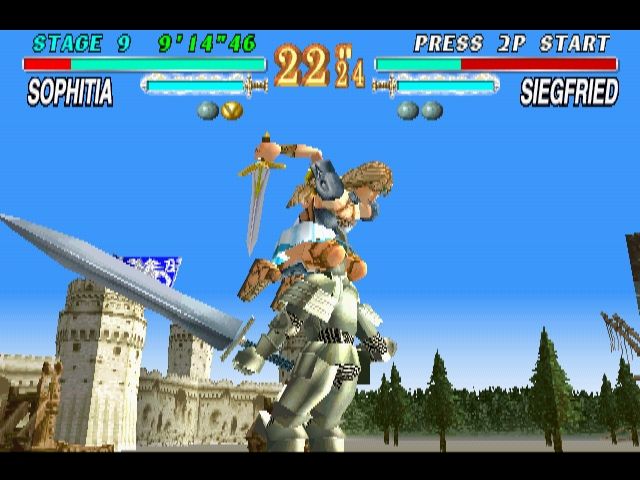 Screenshot of Soul Blade (PlayStation, 1996) - MobyGames
